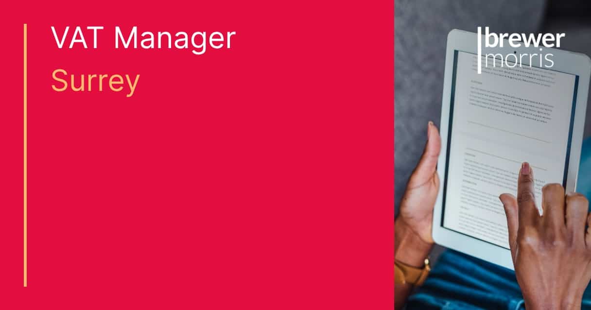 VAT Manager - Brewer Morris